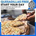 Mailand 8-inch Quesadilla Maker, 6-Wedge Quesadilla Grill Press, Non ...