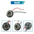 REGALWOVEN 1156 Bulb 2 Wired Car Brake Turn Signal Light Socket Adapter ...