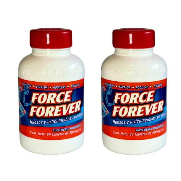 Force Forever Suplemento Articulaciones 60 Tabletas 400mg 2 Pzs ...