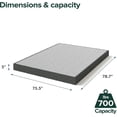 Zinus 5 Inch King WonderBox(TM) Smart Box Spring, Quick Assembly ...