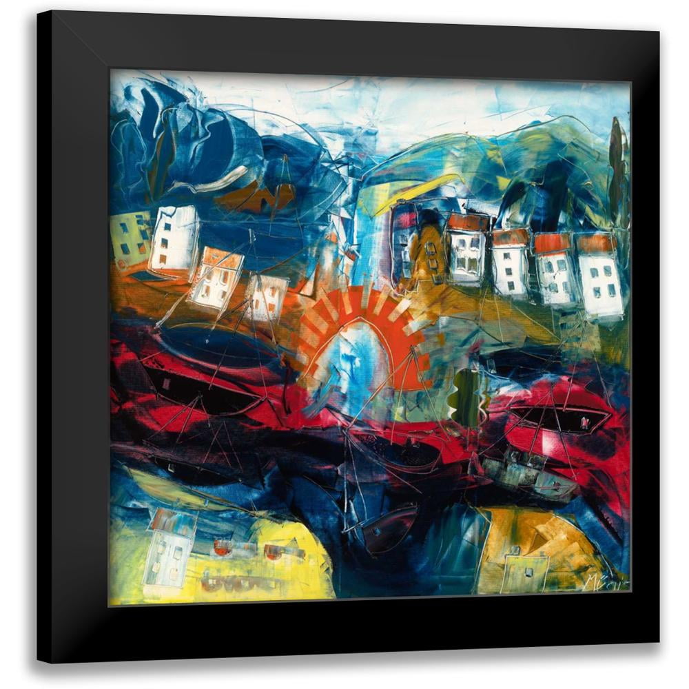 Muller,Max 15x15 Black Modern Framed Museum Art Print Titled - Abstract ...