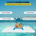 "BENTISM Portable Inflatable Dock Platform 13'x6.5'x6"" Floating Dock ...