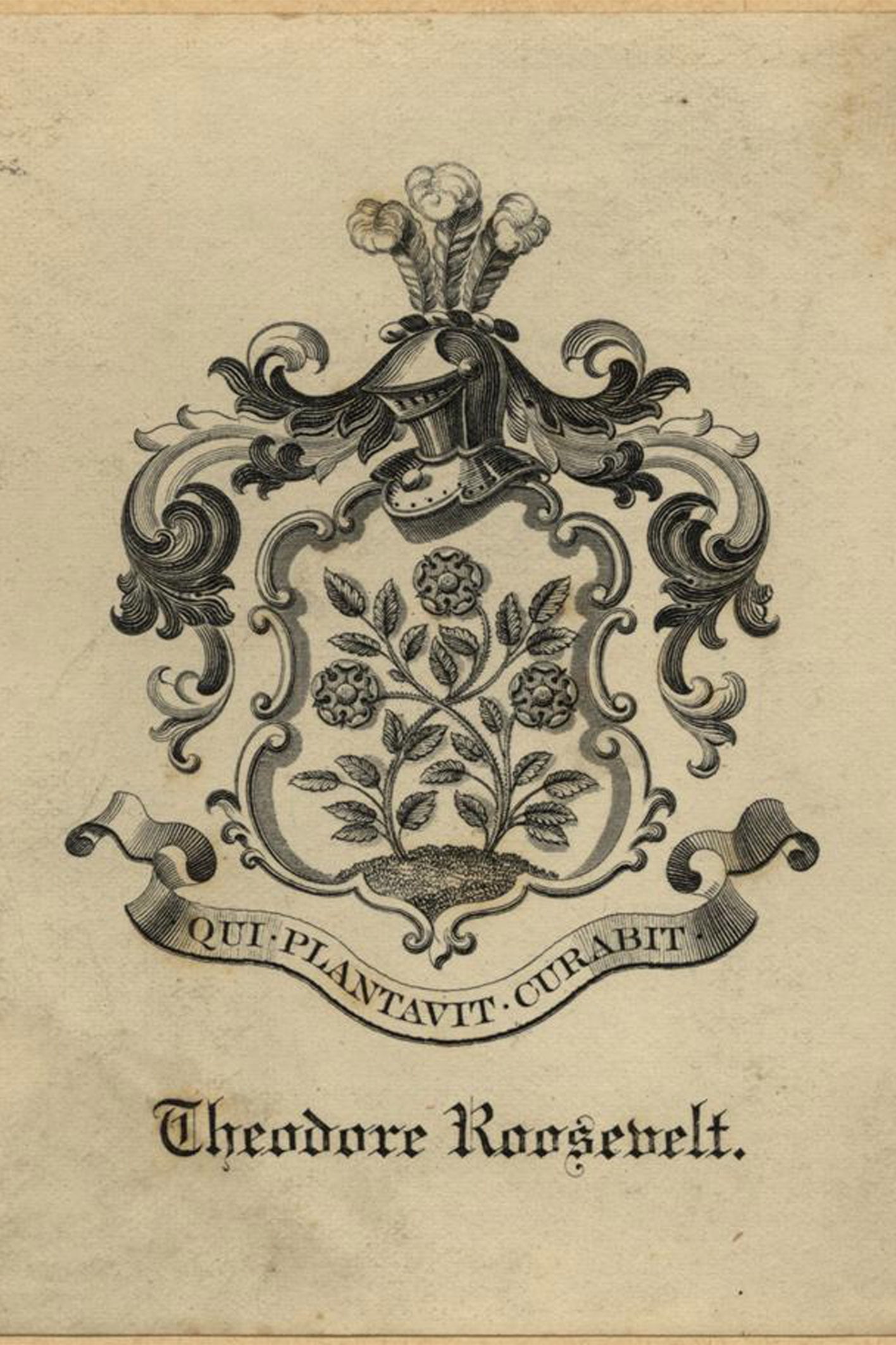 24x36 gallery poster, The Roosevelt coat of arms as displayed on ...