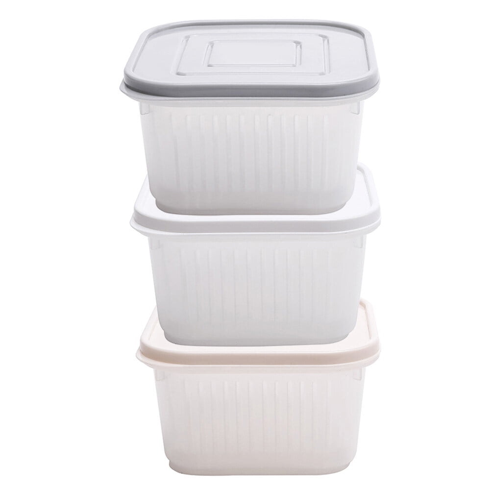 Kitchen Storage Box Food Storage Container Plastic Seal Fruit Vegetable ...