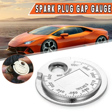 Spark Plug Gap Gauge Tool Coin Type Measuring Range 0.6-2.4mm Metric ...