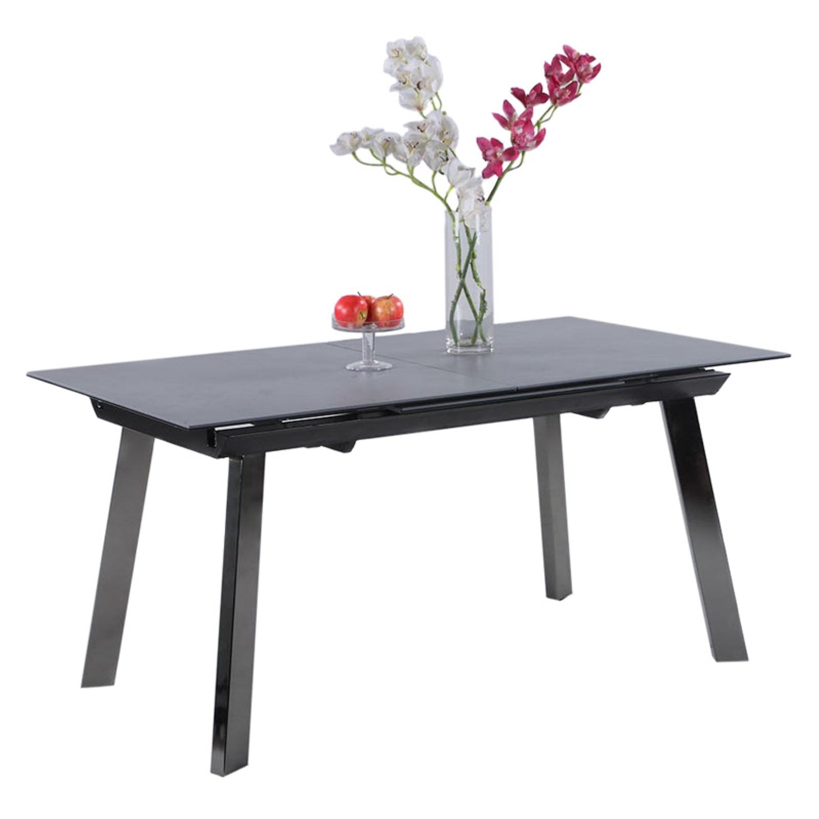Chintaly Eleanor Dining Table with Pop Up Extension - Walmart.com