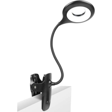 [Black] LED reading light, 9 different settings Eye protection ...