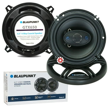 Blaupunkt GTX406 4" x 6" 4-Way Coaxial Speakers 240W Max Power ...