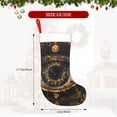 Daiia Mystical Golden Eye Print Christmas Stocking，18"Large Knitted ...