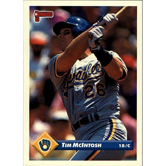 1993 Donruss #367 Tim McIntosh MLB Baseball Trading Card - Walmart.com