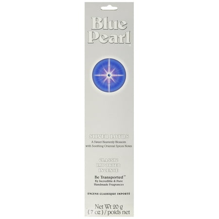 Blue Pearl Classic Fragrance Incense, Prem Silver Lotus, 20 Gram ...