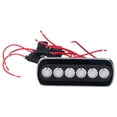 12V 20A Carbon Fiber Switch IP66 Panel Push Button Blue Red LED ...