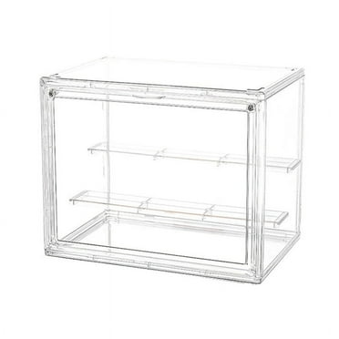 Acrylic Display Case, 8''x8''x4'' Clear Assemble Display Box Storage ...