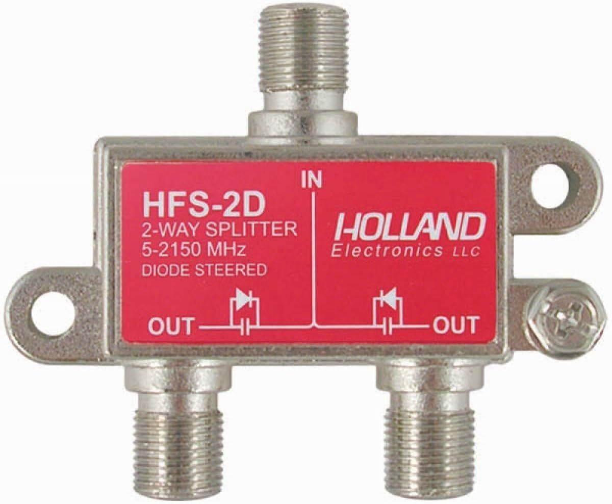Holland HFS-2 2-Way Universal Diode Steered Splitters & Combiners - Red ...