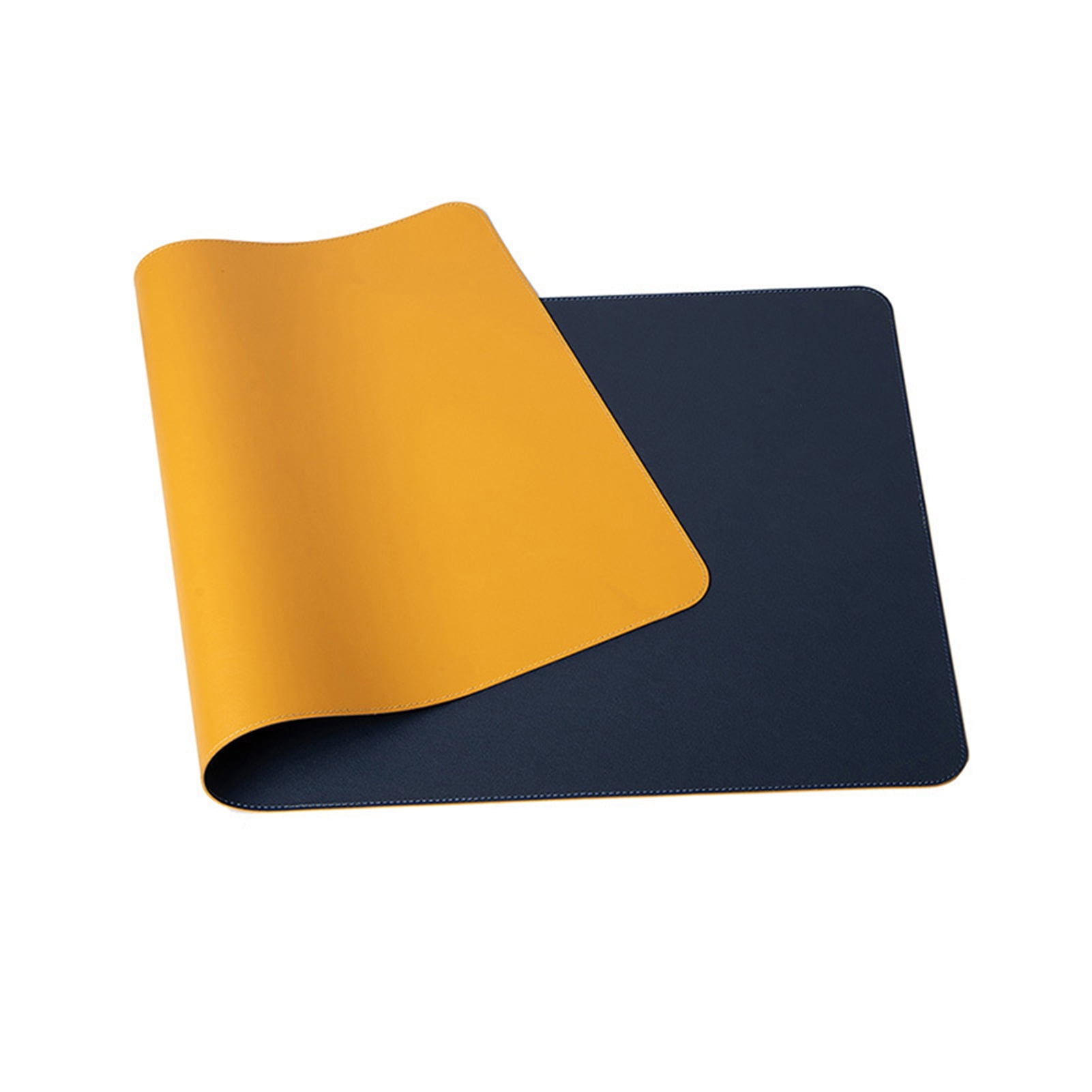 Anvazise Stain Resistant Mouse Pad Strap Design Faux Leather Decorative ...