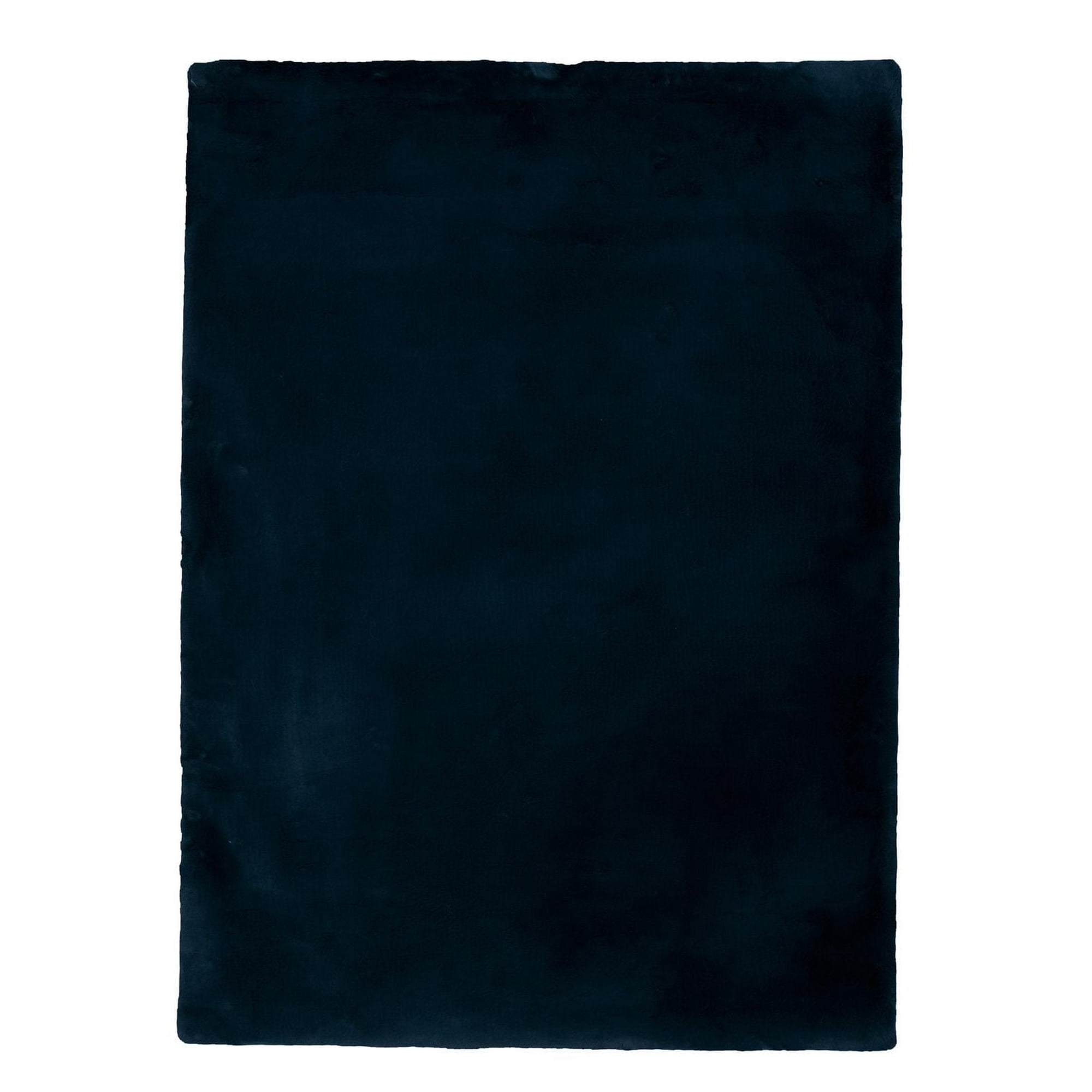 Click here for Linon Maven Faux Rabbit Navy 5 Ft. X 7 Ft. Area Ru... prices