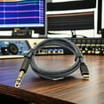 Braided USB C Male to 6.5mm Male Extension Cable Connectors Wire for ...