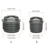 AOOOWER 4 Pcs Kayak Scupper Plug Drain Holes Stopper Bung with Handle ...