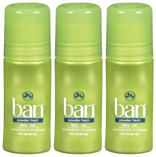 Ban Roll-On Deodorant Powder Fresh - 1.5 oz - 3 pk | Walmart Canada