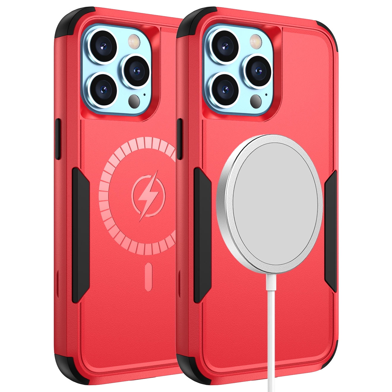 MagSafe Compatible Military Grade TUFF Hybrid Armor Case for iPhone 14 ...