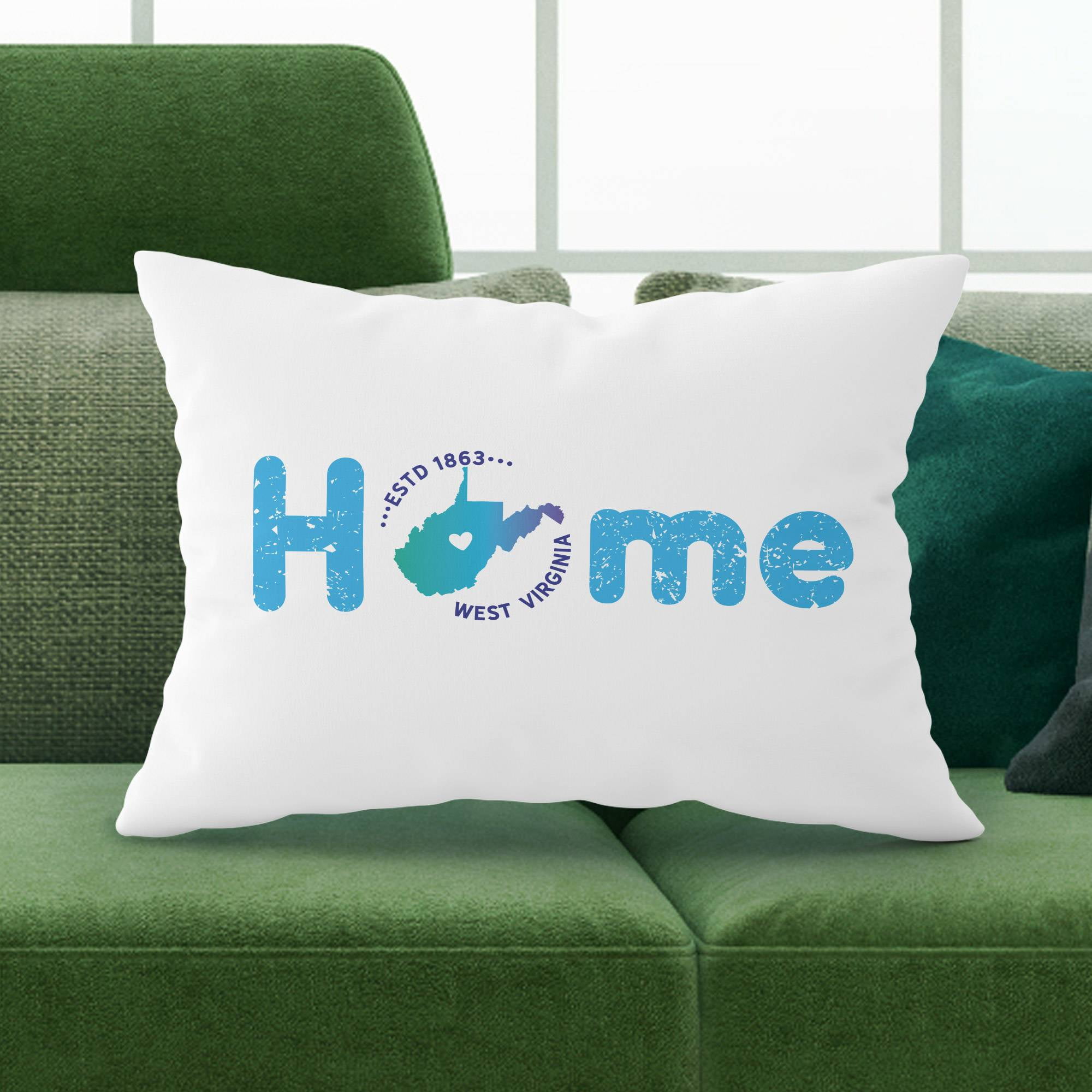 Personalized West Virginia Pillow Case with Home State Design - Walmart.com
