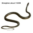 SUNHUFA 47.2 Inch Snake Prank with String Clip Realistic Fake Snake Toy ...
