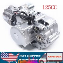 125cc Semi Auto Engine Motor 3 Speed + Reverse Electric Start w/Wiring ...
