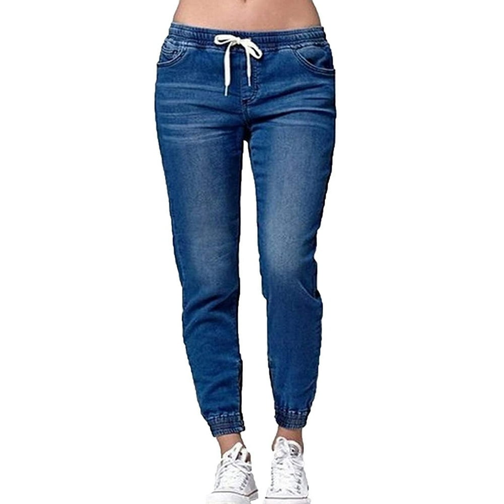 Click here for Generic Womens Elastic Waist Pencil Stretch Denim... prices