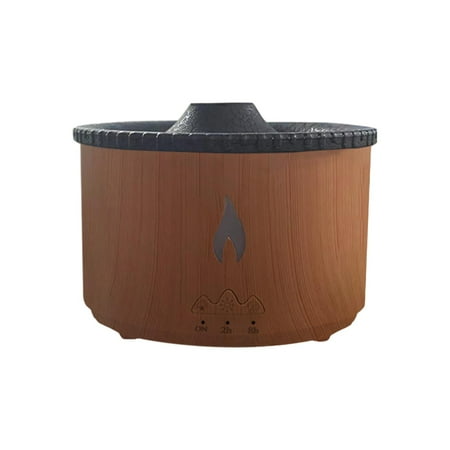 Portable Humidifier,Simulated Flame Essential Oil Diffuser 360ML ...