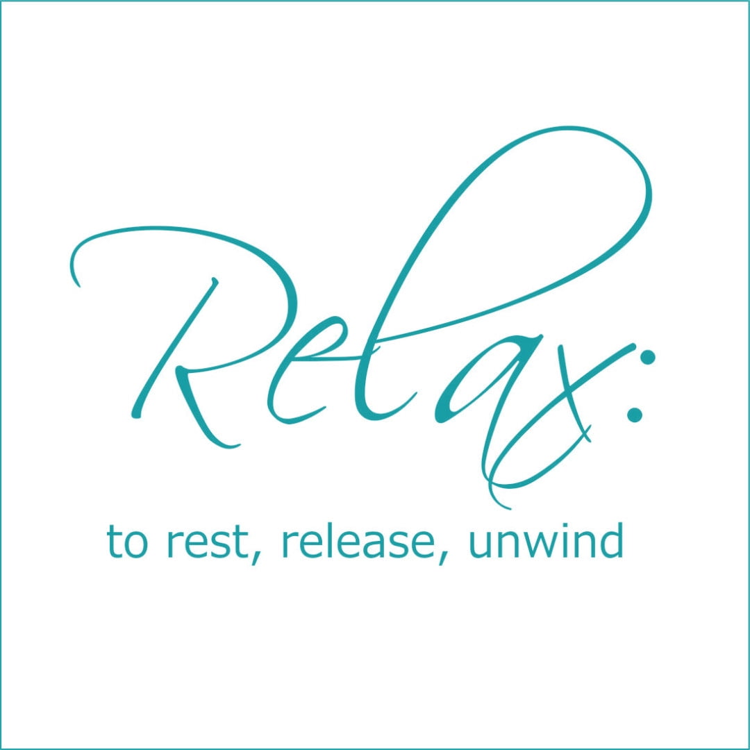 Relax: To Rest, Release, Unwind Vinyl Decal - Small - Teal - Walmart.com