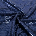 JYFLZQ Navy Blue Sequin Table Runners 12 x 108 inch Pack of 5 Glitter ...