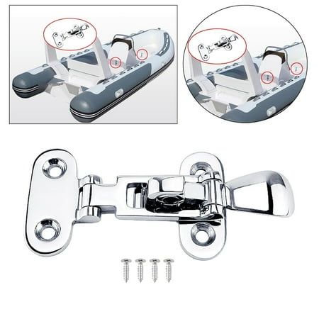 Marine Boat Hasp 316 Stainless Steel Lockable Clamp Anti-Rattle Latch ...