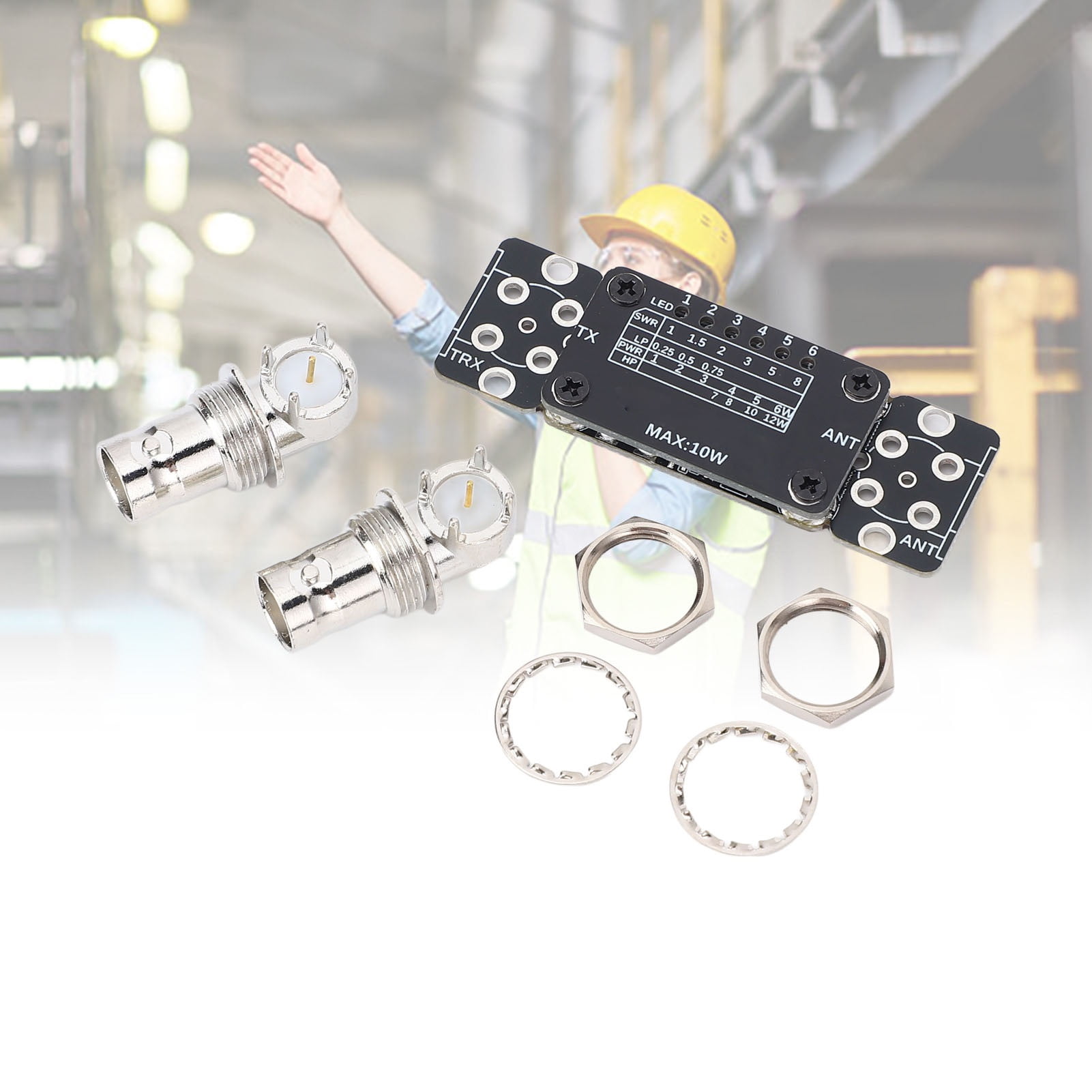 Qrp QRP SWR Meter Kit 1-50MHz 10W Multi Purpose QRP SWR Meter with ...