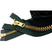 Zipperstop Wholesale YKK- Extra Heavy Duty Jacket Zipper YKK #10 Brass- Metal Teeth Separating ...