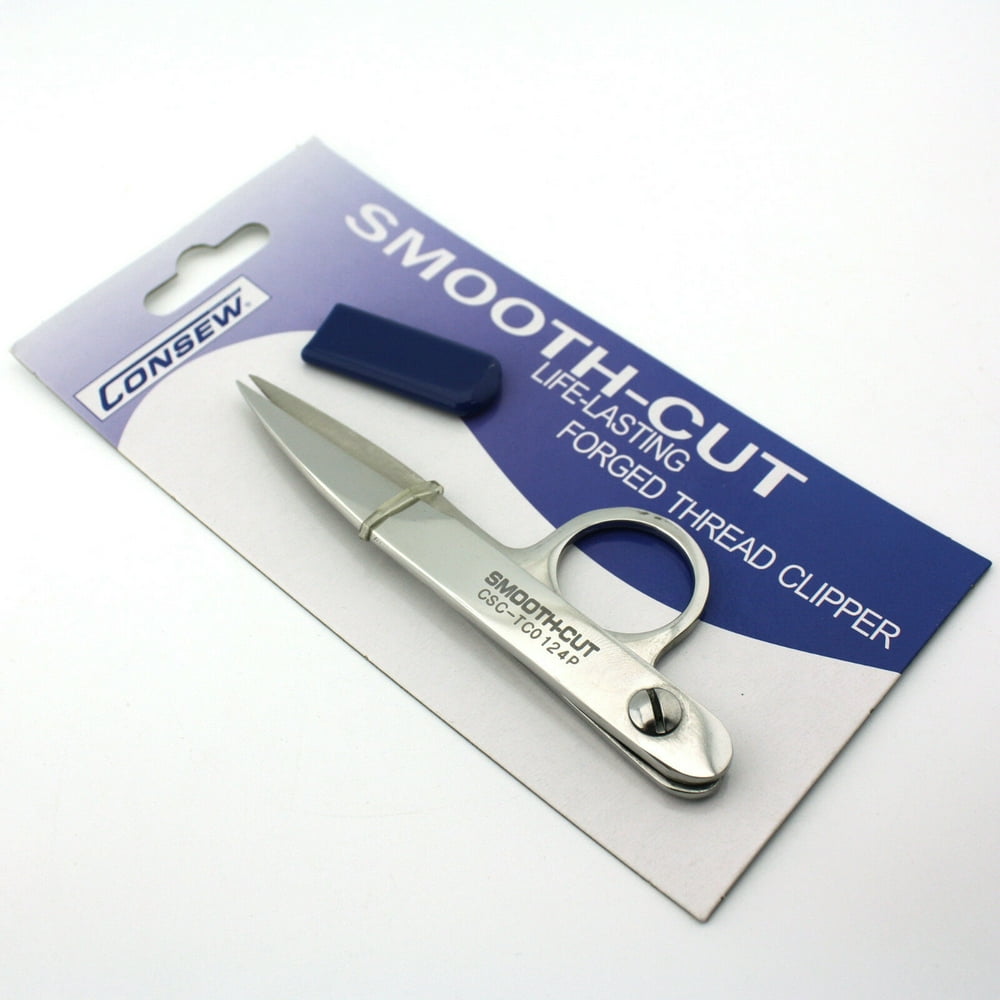 Consew Smooth-Cut Stainless Steel 4-1/2" Thread Clipper Cutter Snip ...