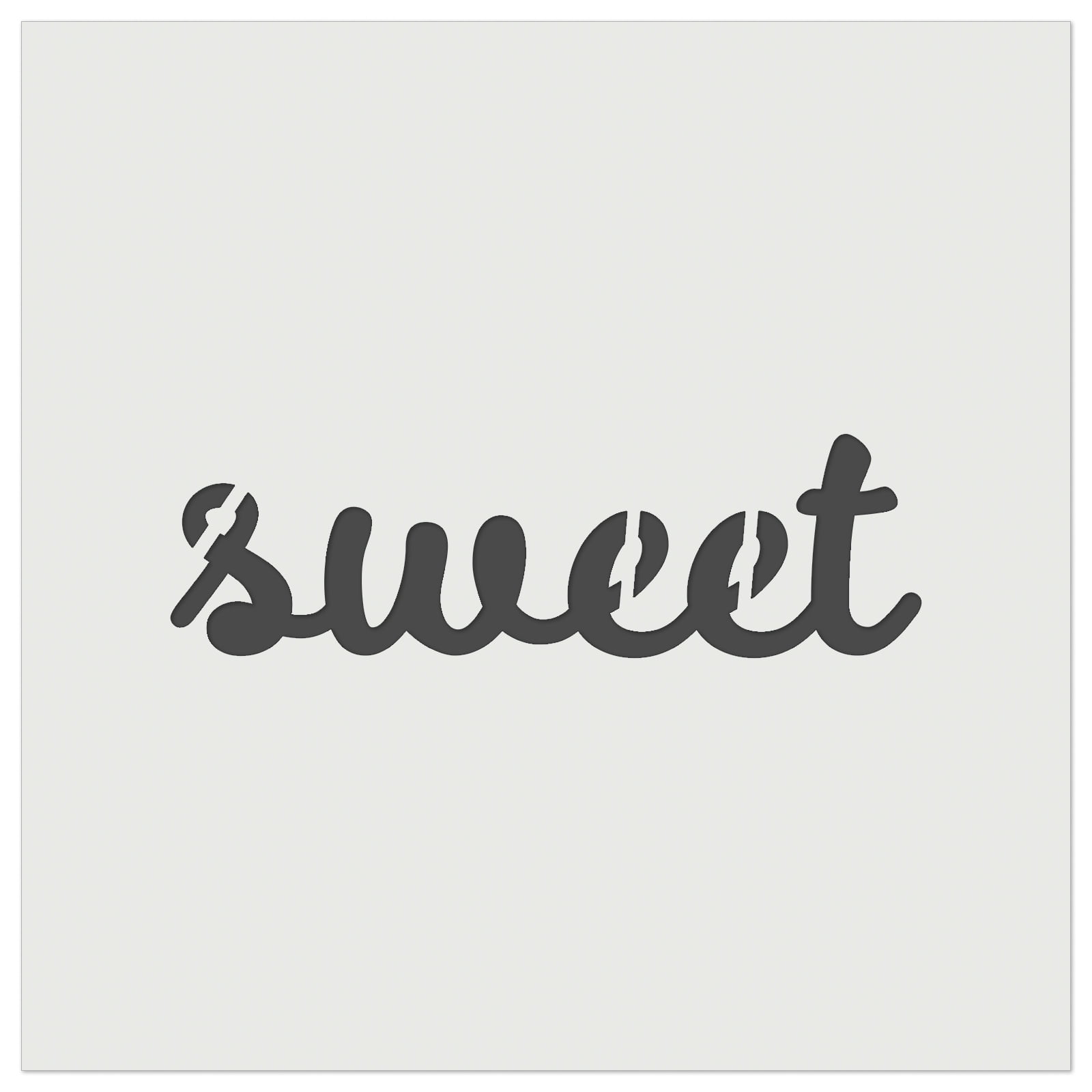 The Word Sweet In Cursive