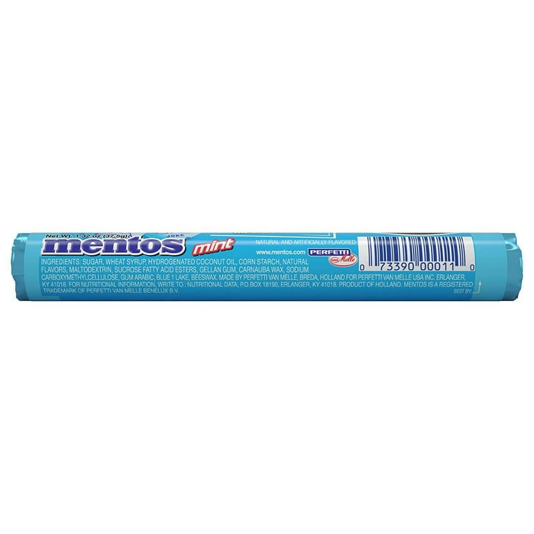 Mint Mentos Ingredients