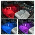 LEDGlow 4pc Expandable 7 Color LED Interior Underdash Lighting Kit ...