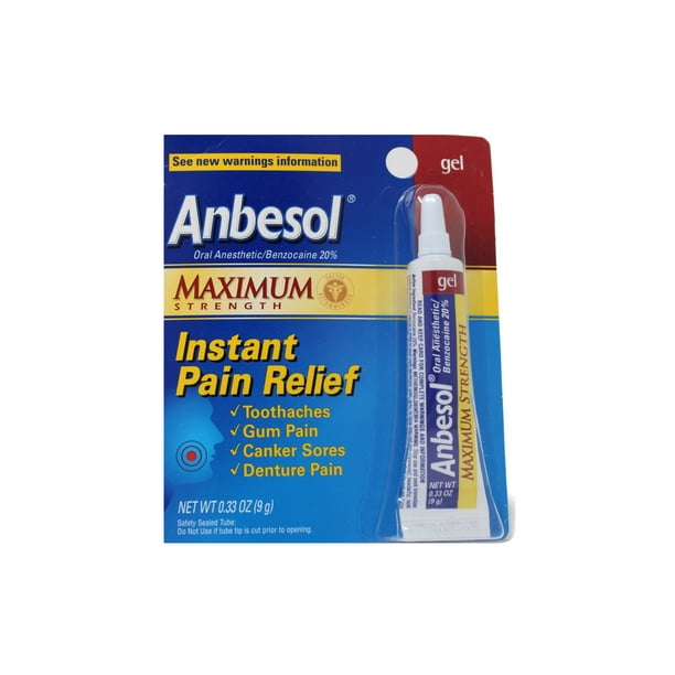 Anbesol Gel Maximum Strength . oz (Pack of ) - Walmart.com