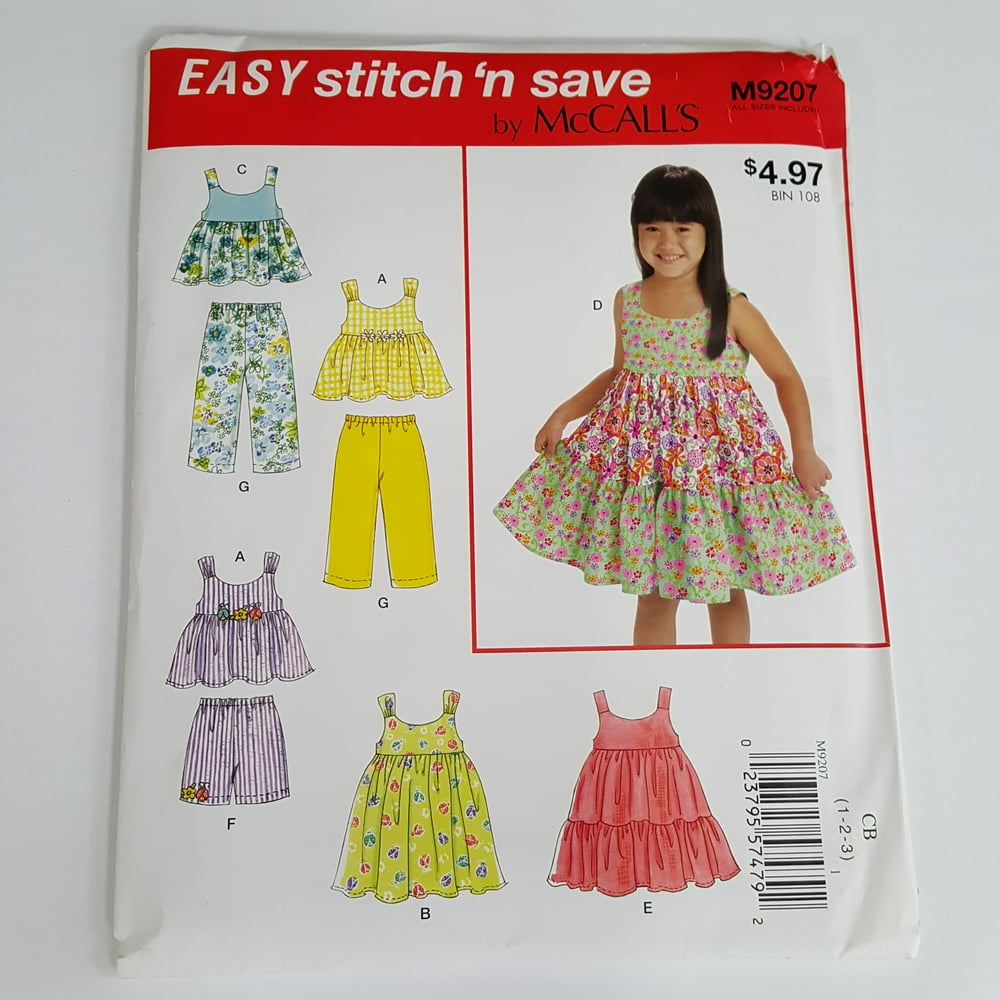 McCall Pattern Easy Stitch 'n Save Child Combo Pattern, 1 Each ...
