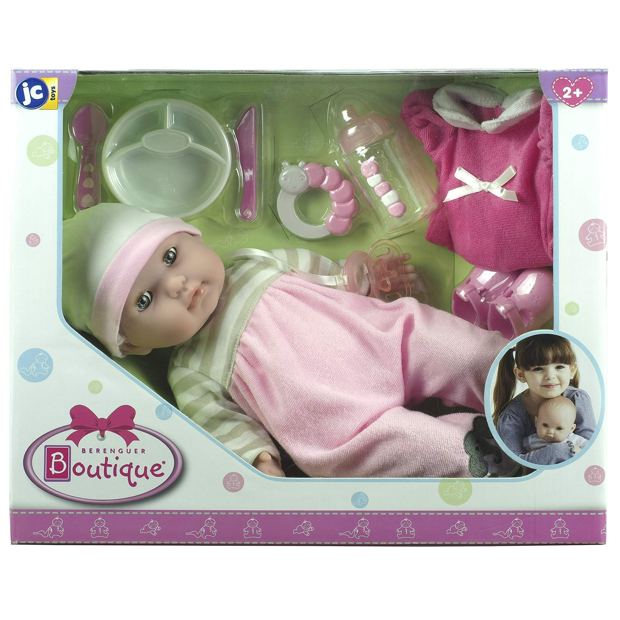 JC Toys 15 Soft Body Baby Doll Gift Set Pink Ages 2