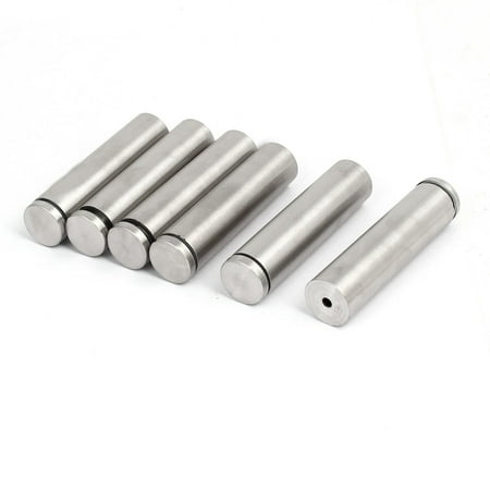 25mmx100mm Stainless Steel Glass Standoff Pins Fixing Mount Bolts Nails ...