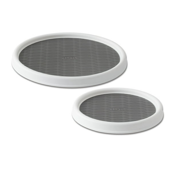 Copco Set of 2, 9-inch and 12-inch Turntables with Non-Skid Mats ...