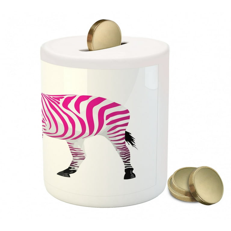 Zebra Coin Bank