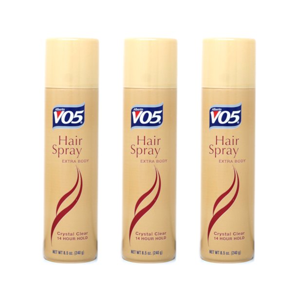 VO5 Hairspray Extra Body Crystal Clear 8.5 oz (Pack of 3) - Walmart.com