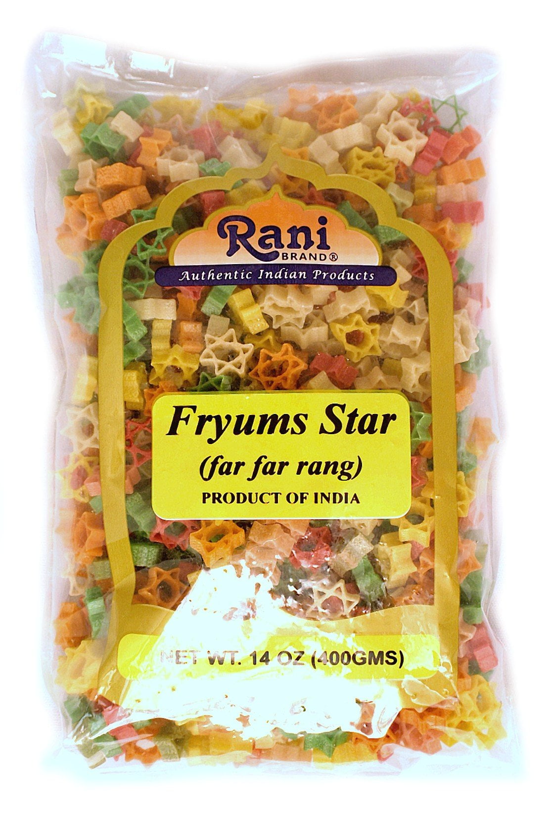 Buy Rani Far Far / Fryums (Wheat & Tapioca Pellet) Star Shape 14oz ...