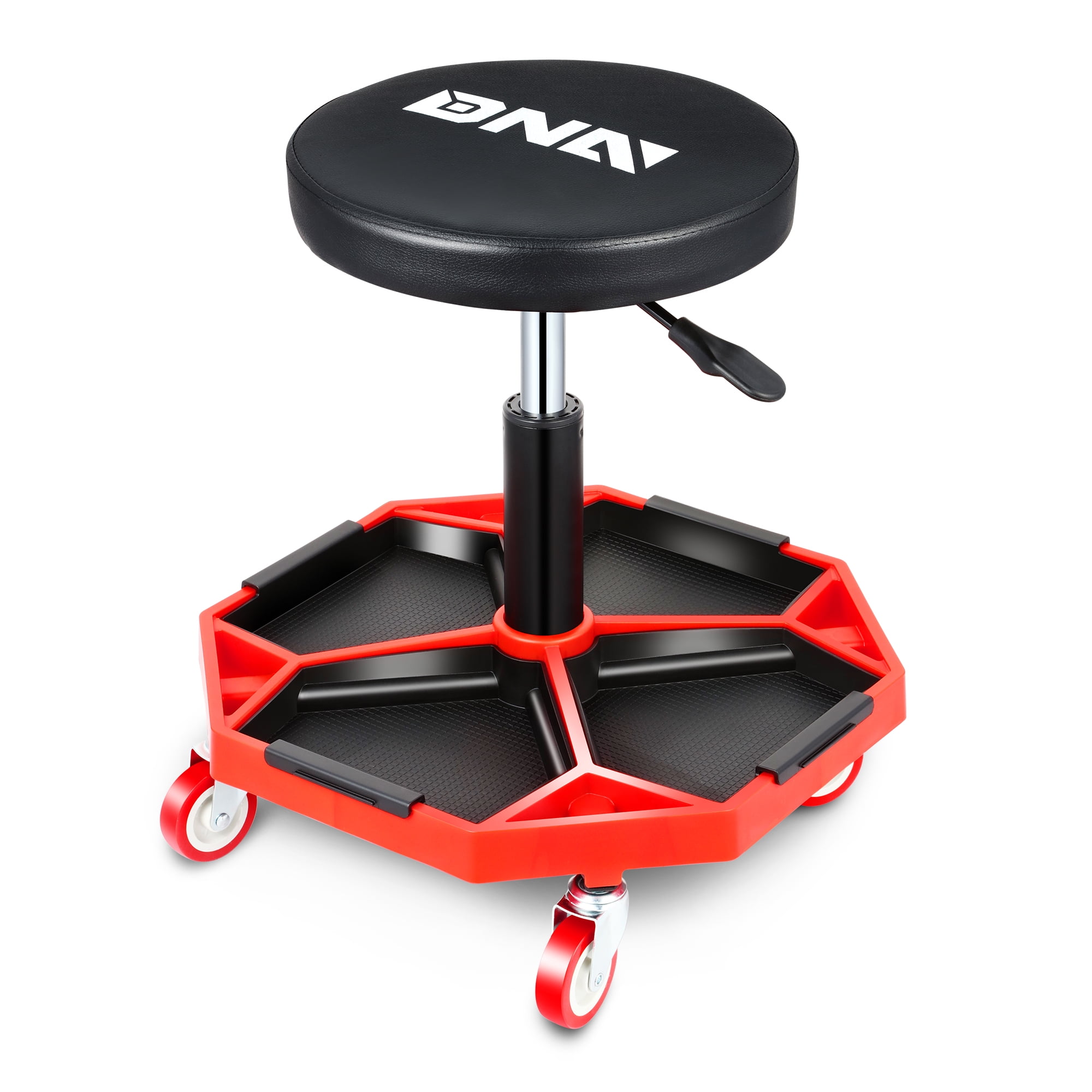 DNA Motoring TOOLS-00253 Adjustable Height Pneumatic Garage Seat ...