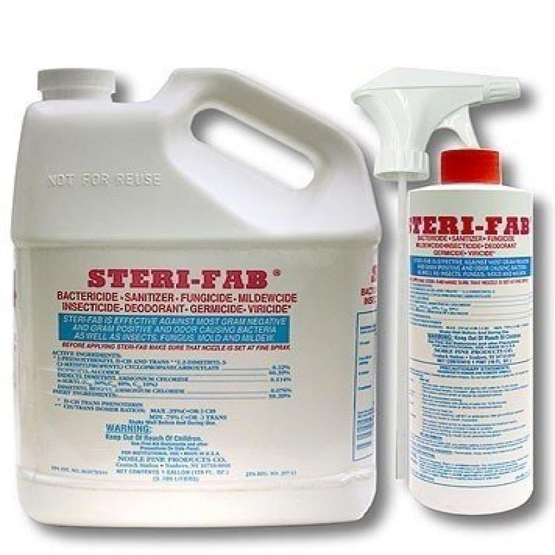 1 Gallon Steri-fab Bed Bug Control Plus Bactericide Sanitizer Fungicide Mildewcide Etc ...