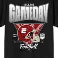 ESPN Red Football Helmet College Gameday Est. 1987 Adult Black White ...
