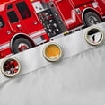 Castle Fairy Bold Fire Truck Blackout Curtains Set of 2 (52x84 Each ...